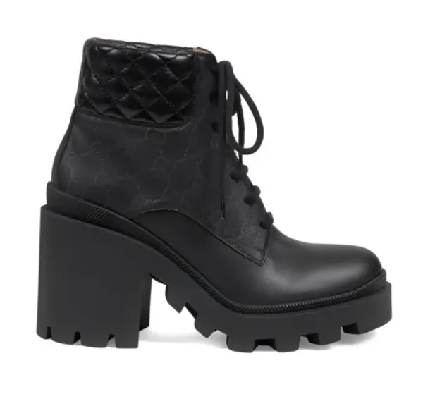 Gucci Gg Ankle Boot - Black