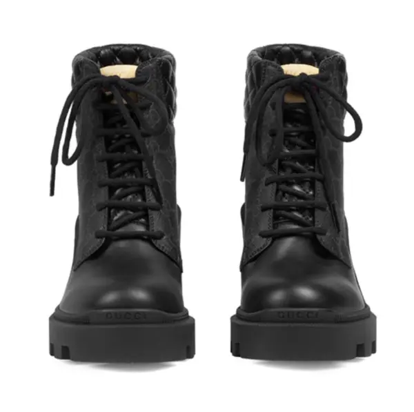 Gucci Gg Ankle Boot - Black