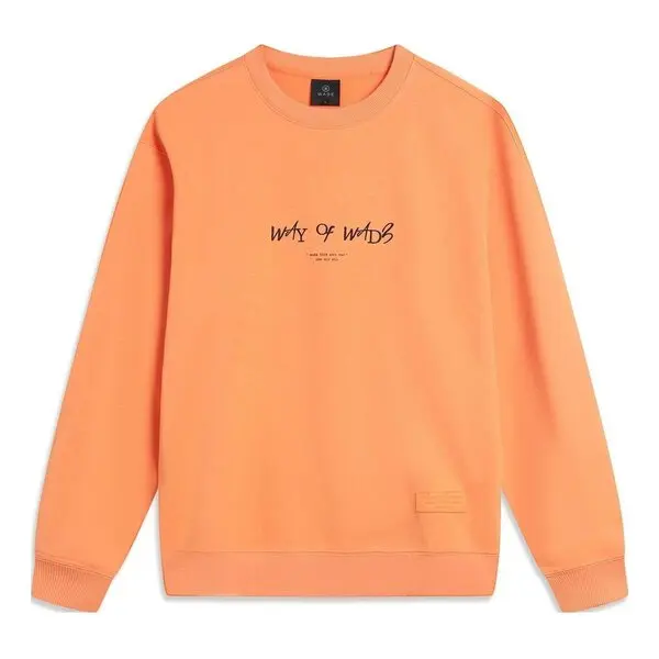 LI-NING Way Of Wade Logo Sweatshirt - Orange