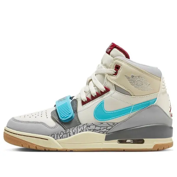 JORDAN Air Legacy 312 "exploration Unit" High Top Sneakers - White/gray/blue