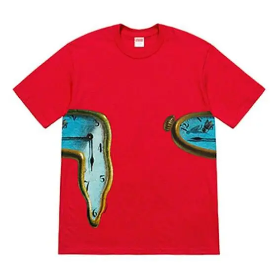 Supreme The Persistence Of Memory Tee - Red