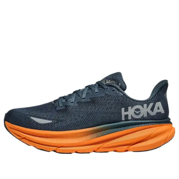 Hoka One One Clifton Gtx Athletic Shoes - Navy/orange