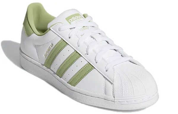 Adidas Superstar "white Magic Lime" Sneakers