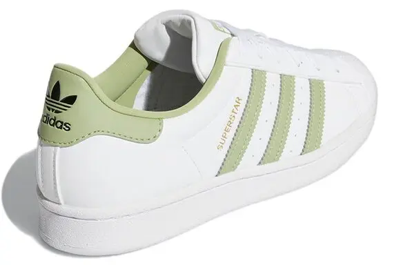 Adidas Superstar "white Magic Lime" Sneakers
