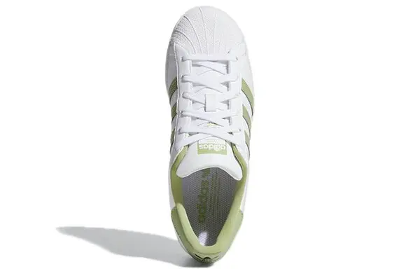 Adidas Superstar "white Magic Lime" Sneakers