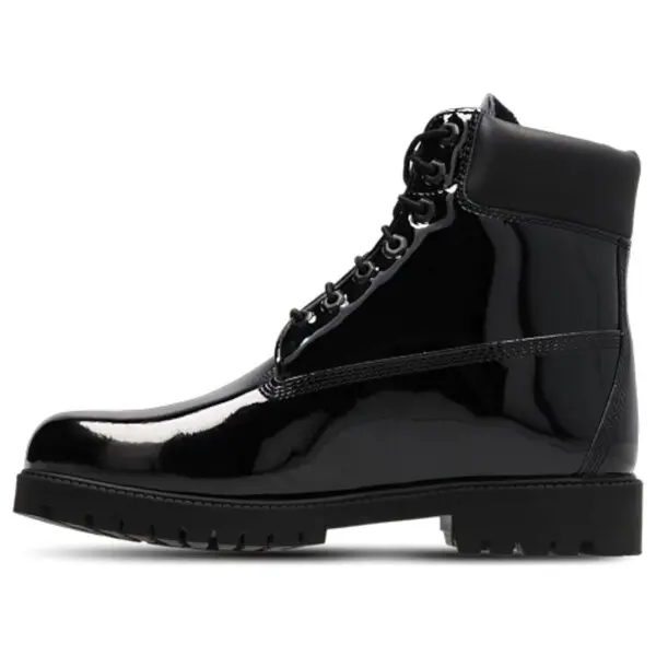 Timberland 6 Inch Premium Waterproof Patent Lace-up Boots - Black