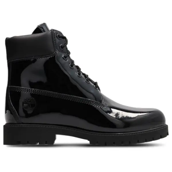 Timberland 6 Inch Premium Waterproof Patent Lace-up Boots - Black
