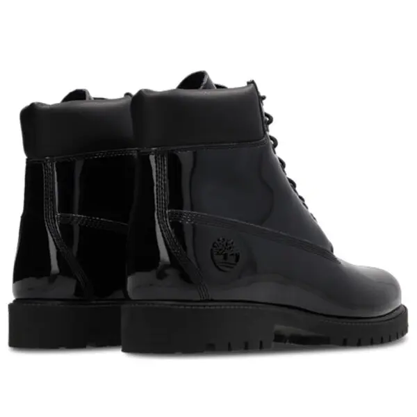 Timberland 6 Inch Premium Waterproof Patent Lace-up Boots - Black