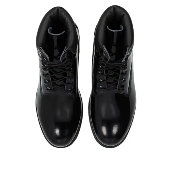 Timberland 6 Inch Premium Waterproof Patent Lace-up Boots - Black