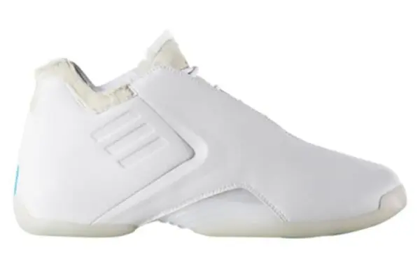 Adidas T-mac 3 Aurora Borealis "green Glow" Basketball Sneakers - White