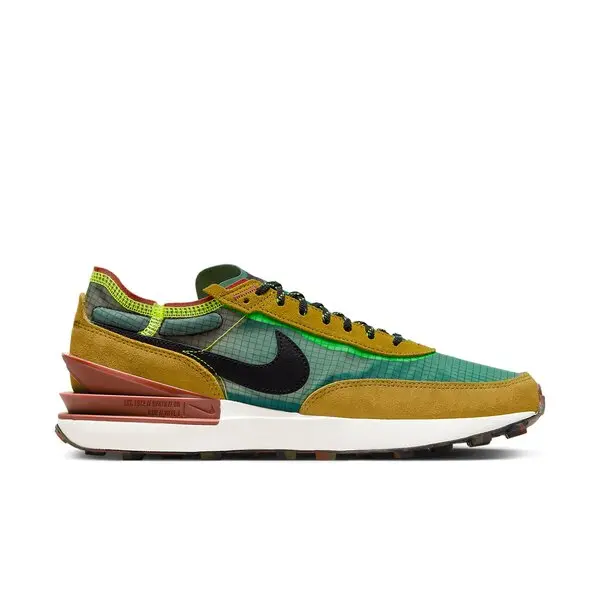 Nike Waffle One Se 'camo Soles' Sneakers - Green/tan-red
