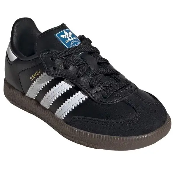 Adidas Samba Og Elastic Lace Sneakers - Cloud White/core Black/gum