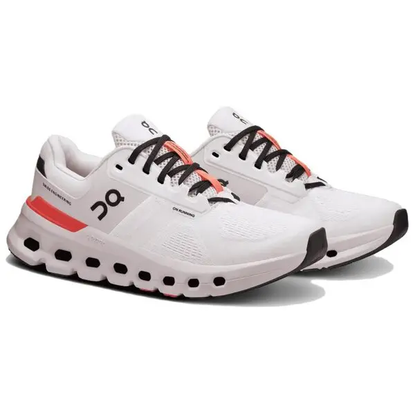 On Cloudrunner 2 Athletic Sneakers - White/orange