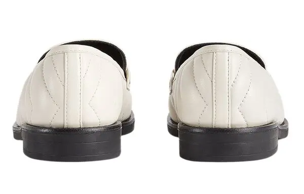Gucci Quilted Leather Loafers With Double G Detail