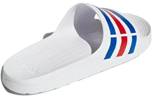 Adidas Duramo Slides - White/blue/red