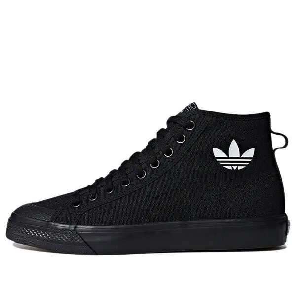Adidas Nizza Hi Top Sneakers - Black