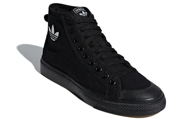 Adidas Nizza Hi Top Sneakers - Black