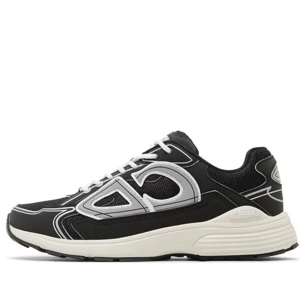 Dior B30 Reflective Cd30 Low-top Sneakers - Black