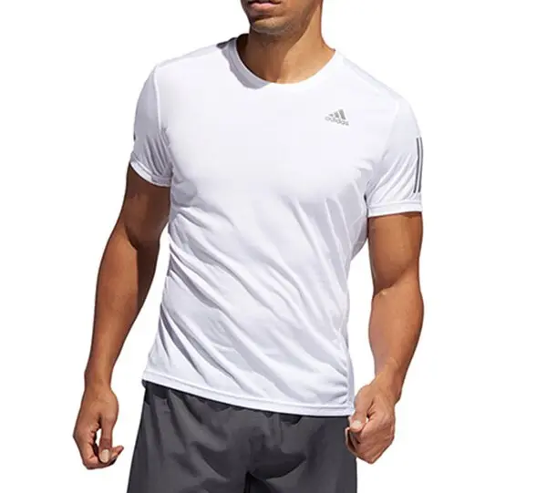 Adidas Own The Run Short Sleeve Tee - White