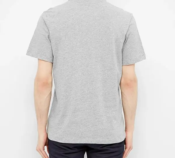 Nike Swoosh Logo Pure Cotton Short Sleeve Gray - Grey