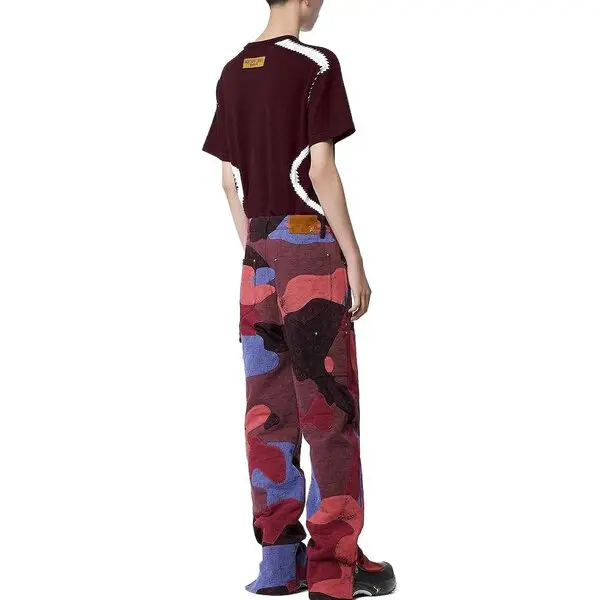 LOUIS VUITTON Cotton Intarsia Crewneck T-shirt
