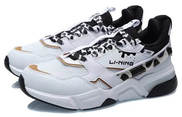 LI-NING 001 Classic Low Top Sneakers - White/black