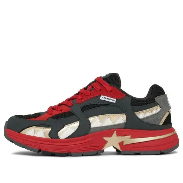 A BATHING APE Shark Sta "china - Black/red/multi-color