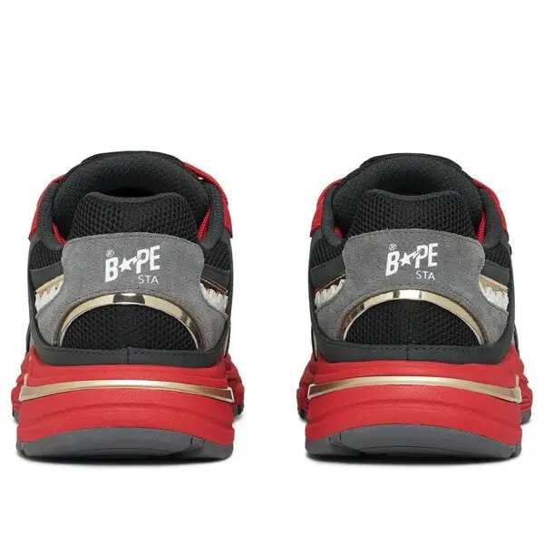 A BATHING APE Shark Sta "china - Black/red/multi-color