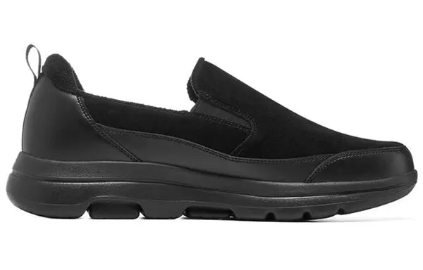 Sketchers Go Walk 5 Leather Low Top Slip-on Sneakers