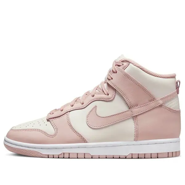 Nike Dunk High "pink Oxford" High Top Sneakers - Pink/cream