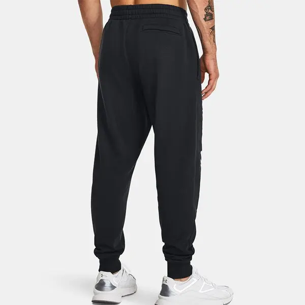 Under Armour Rival Fleece Graphic Joggers 'black White