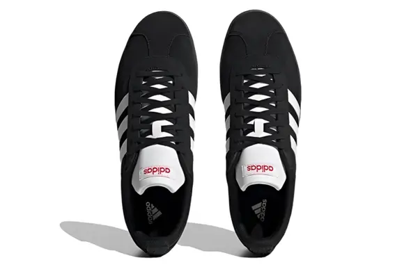 Adidas Vl Court Lifestyle Skate Shoes - Black/white/gum