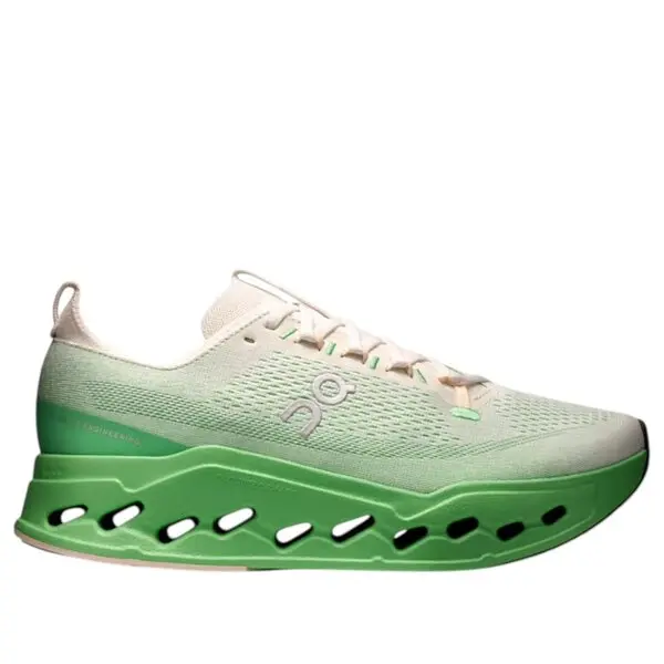 On Cloudsurfer Max Sneakers - Ivory/honeydew