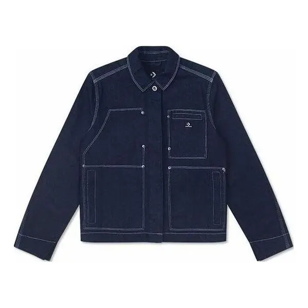 CONVERSE Indigo Chore Denim Jacket - Blue