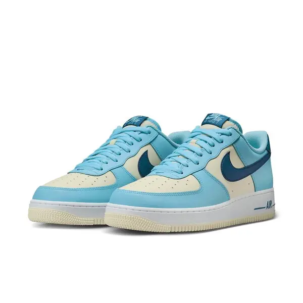 Nike Force 1 Low "coconut Milk Aquarius Blue - Blue/beige
