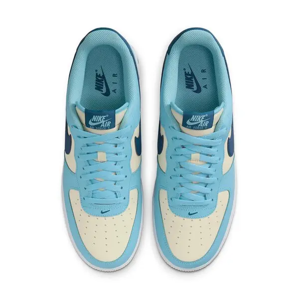 Nike Force 1 Low "coconut Milk Aquarius Blue - Blue/beige