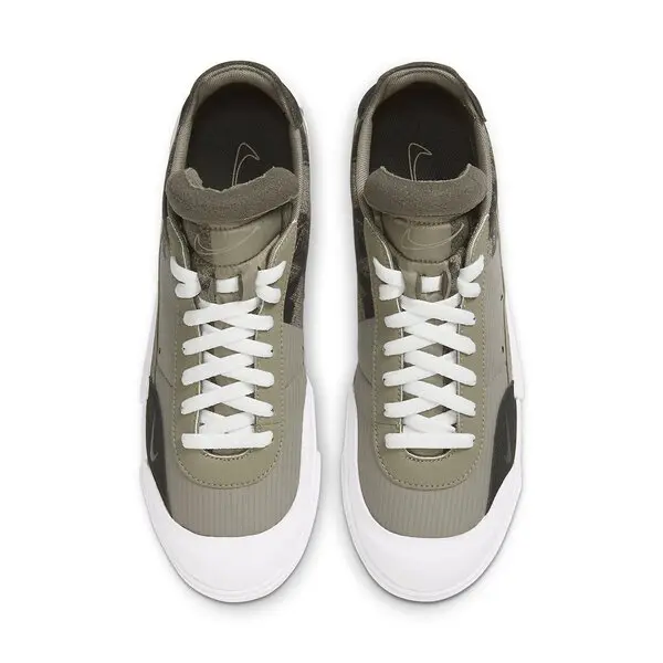Nike Drop-type Nrg Matte Olive Sneakers - White/green
