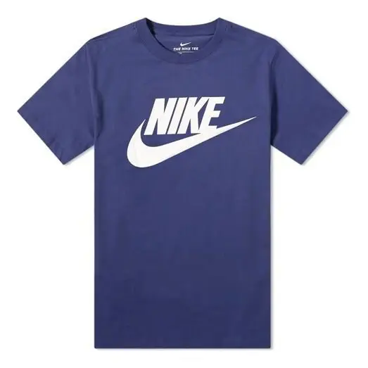 Nike Futura Icon Tee Logo Printing Short Sleeve - Blue