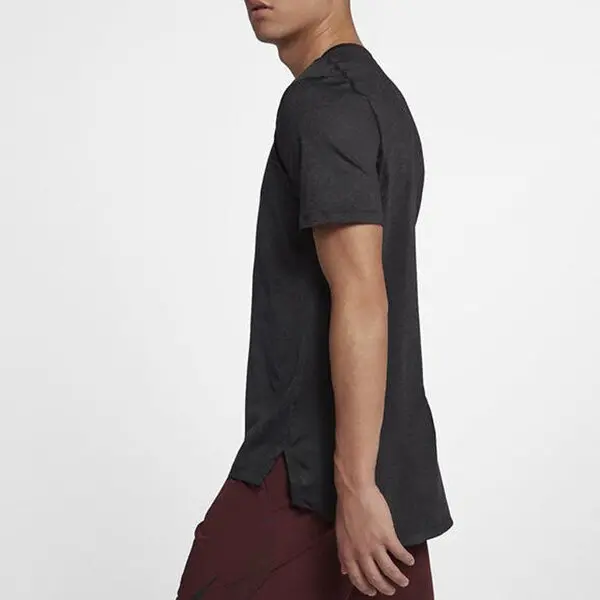 Nike Dri-fit Solid Color Short-sleeved T-shirt - Black