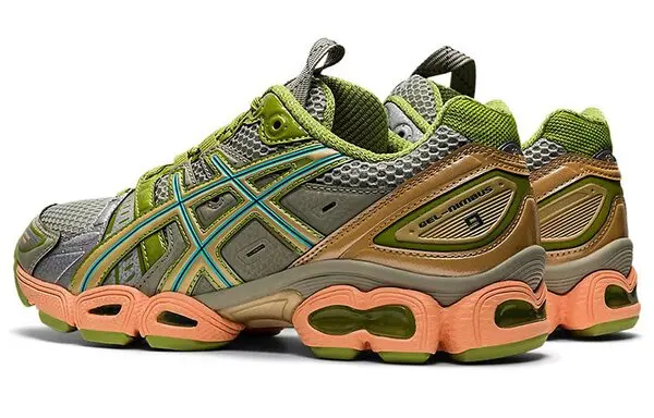 Asics Ub3-s Gel-nimbus 9 'abbey Stone' Sneakers - Silver/green