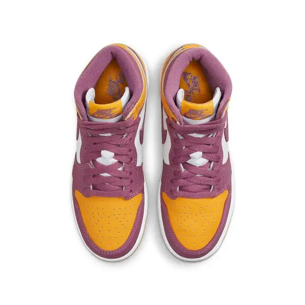 JORDAN 1 Retro High Og Brotherhood - White/purple/yellow