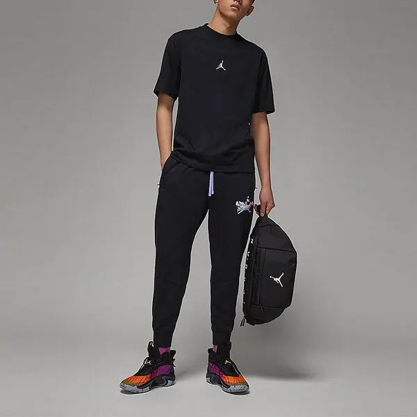 JORDAN Dri-fit Dongdan Logo Pants 'black White