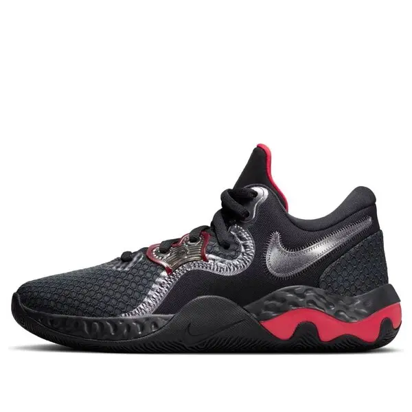 Nike Renew Elevate 2 Basketball Sneakers - Black/silver/red