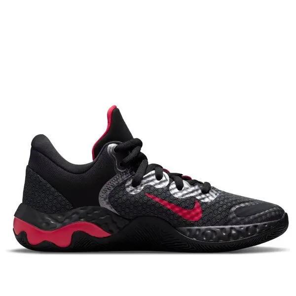 Nike Renew Elevate 2 Basketball Sneakers - Black/silver/red