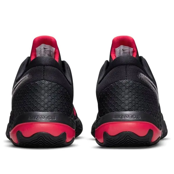 Nike Renew Elevate 2 Basketball Sneakers - Black/silver/red