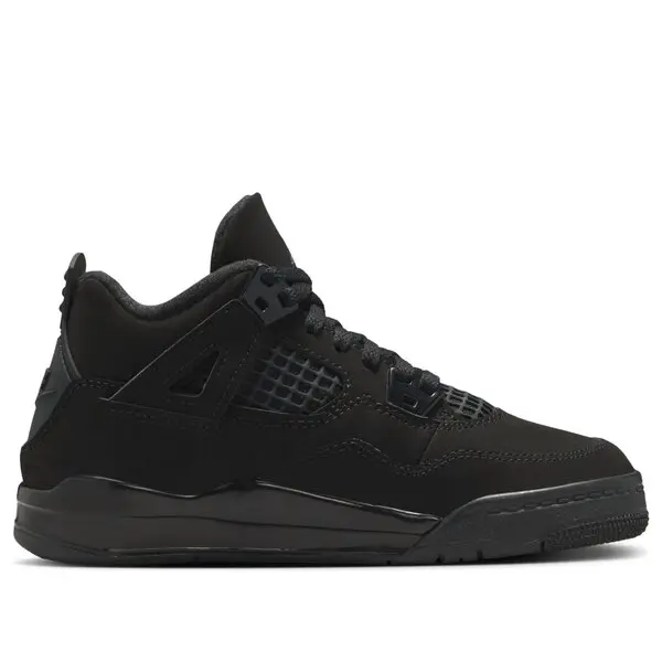 JORDAN 4 Retro "black Cat" Sneakers - Black/light Graphite