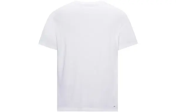 JORDAN Jumpman Casual Crew-neck Short Sleeve Sports White - White/red