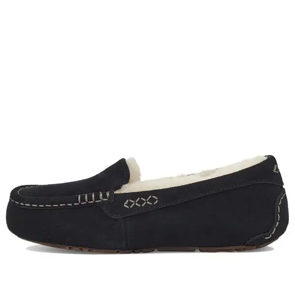 UGG Ansley Suede Slippers - Black