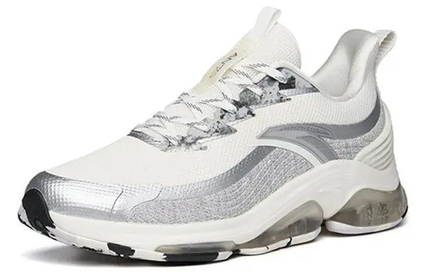 ANTA Run Collection 'white Silver Grey
