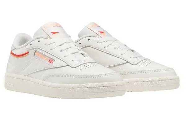 REEBOK Club C 85 Sneakers - White/orange